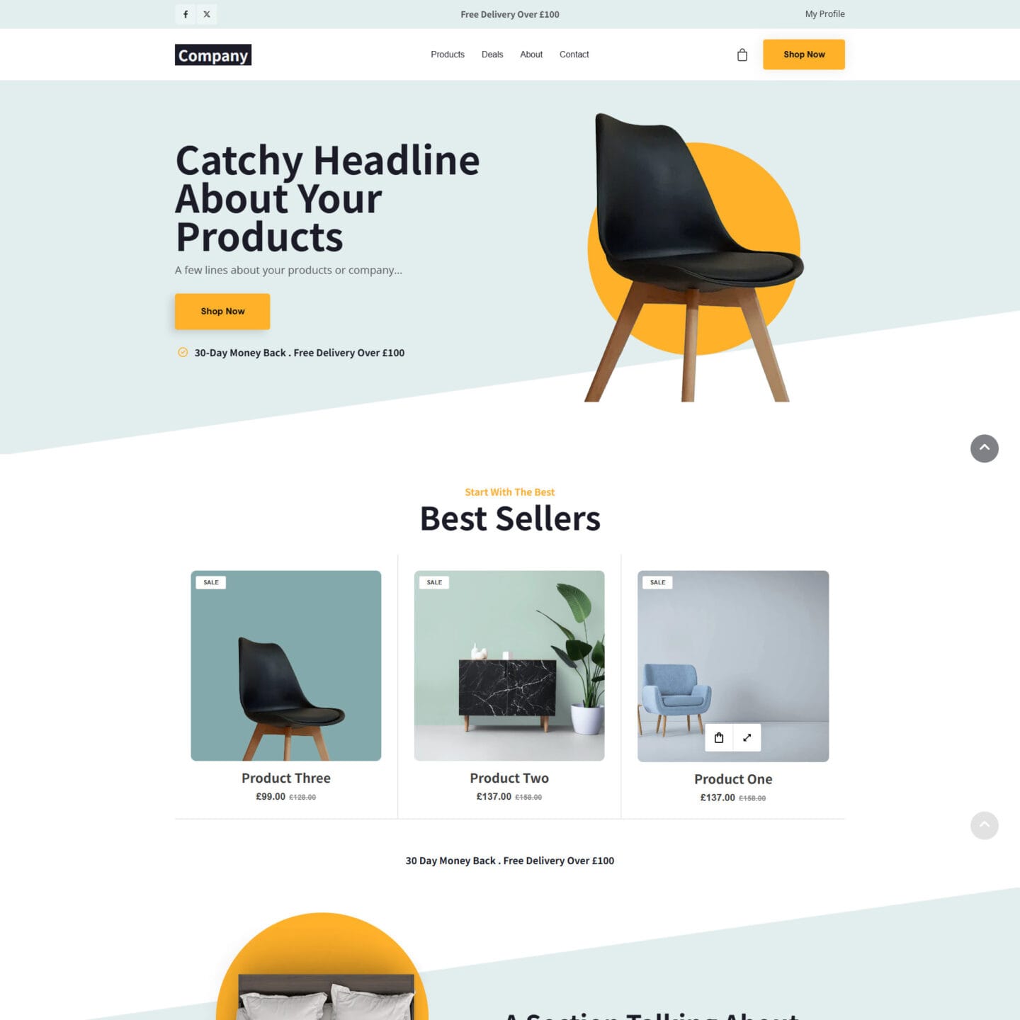 Product Ecommerce Website Template | Build Your Online Store with Go Edit